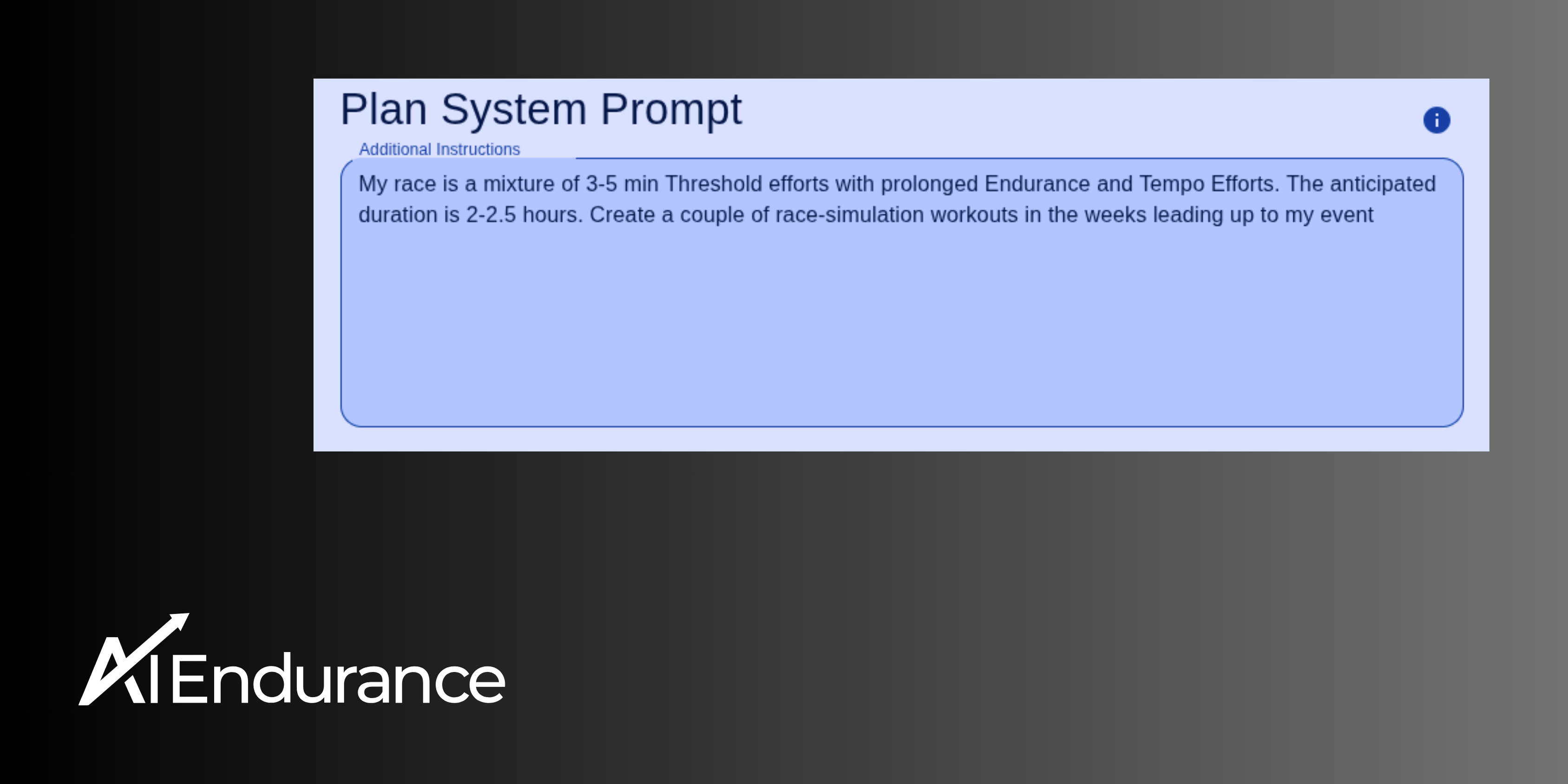 Introducing the Plan System Prompt | AI Endurance